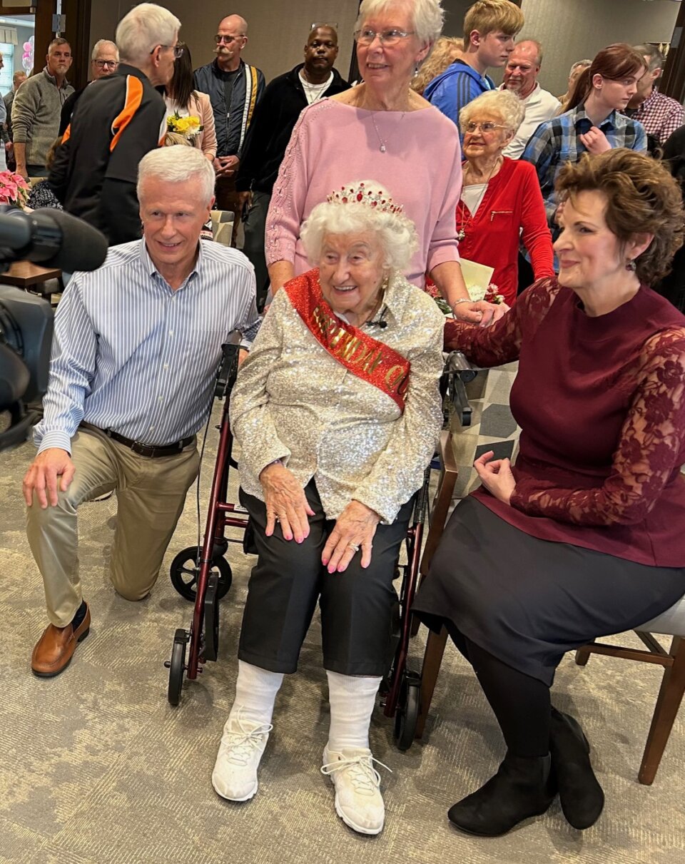 Bengals Super fan “Fireball Flo” Celebrates 105th Birthday at ...